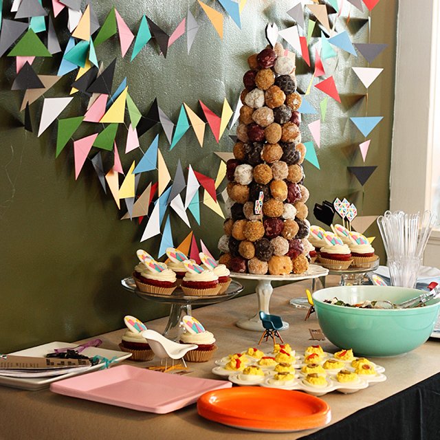 Geometric Party Ideas - Revel and Glitter