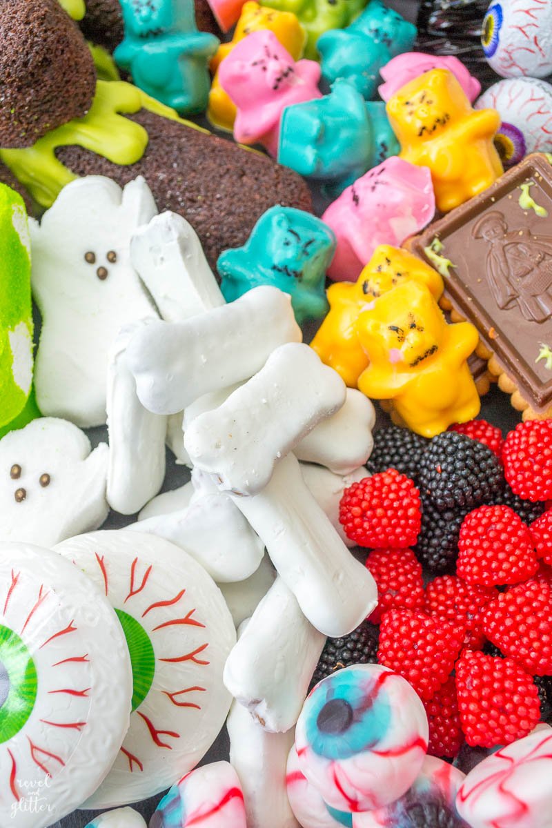 Goosebumps 2 Inspired Halloween Charcuterie Board - Revel and Glitter