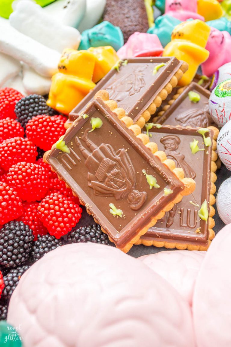 Goosebumps 2 Inspired Halloween Charcuterie Board - Revel and Glitter