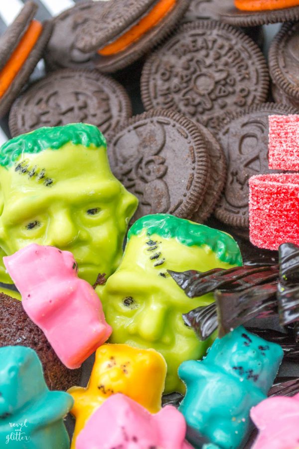 Goosebumps 2 Inspired Halloween Charcuterie Board - Revel and Glitter