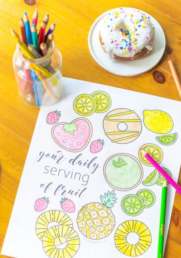 National Doughnut Day Coloring Page - Revel and Glitter